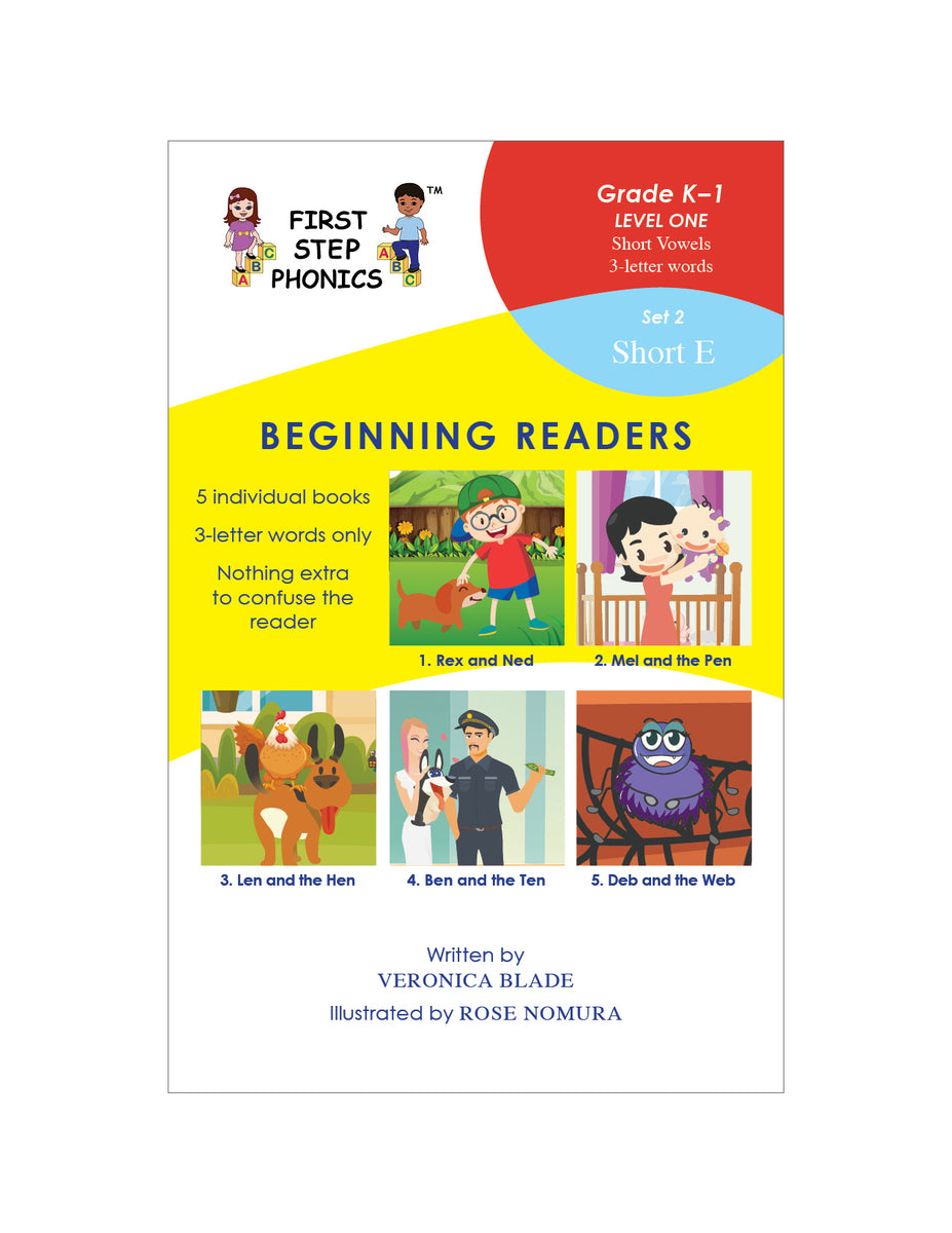 Level 1: All 25 Books – First Step Phonics